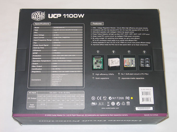 Cooler Master UCP 1100W 88%+ Efficient Power Supply - Bjorn3D.com